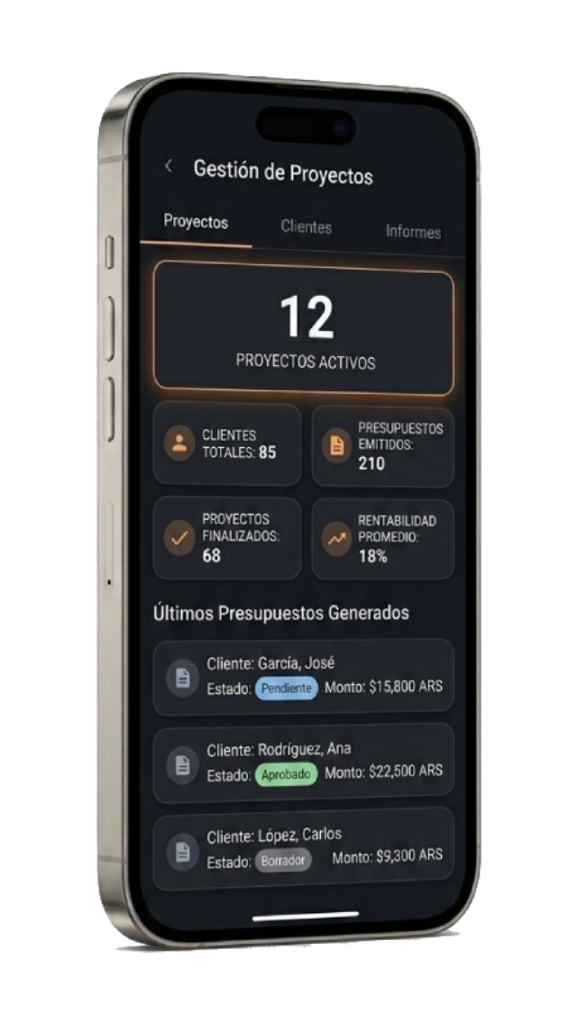 Molter – Gestión para pintores profesionales